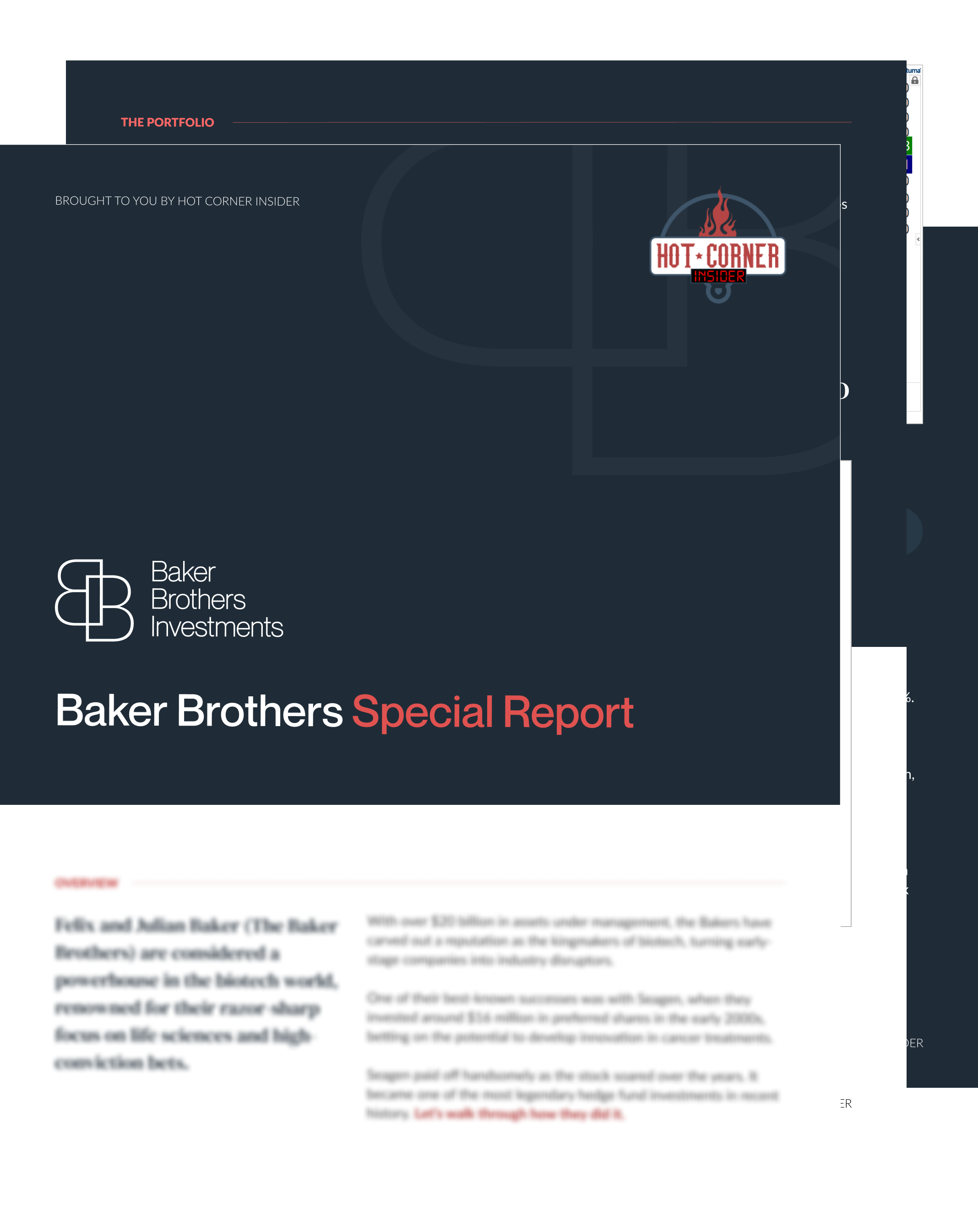 Baker Brothers Special Report | All Star Charts